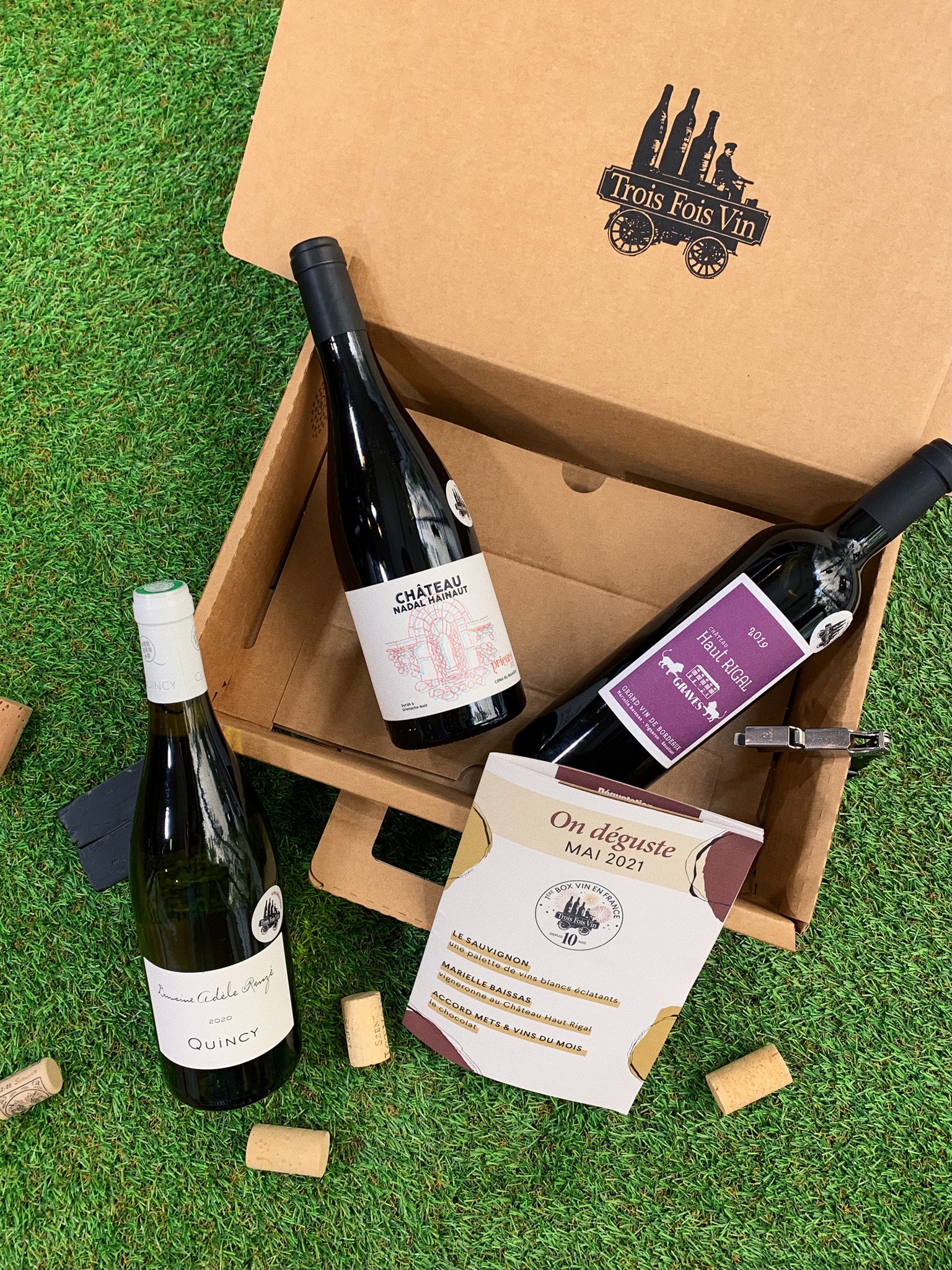 Trois Fois Vin : Une box qui met la viticulture responsable en avant